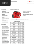 Catalogue Cummins 6LTAA8.9 G2 | PDF | Engines | Turbocharger
