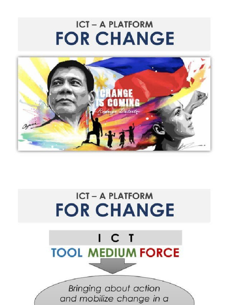 Ict - A Platform For Change | PDF