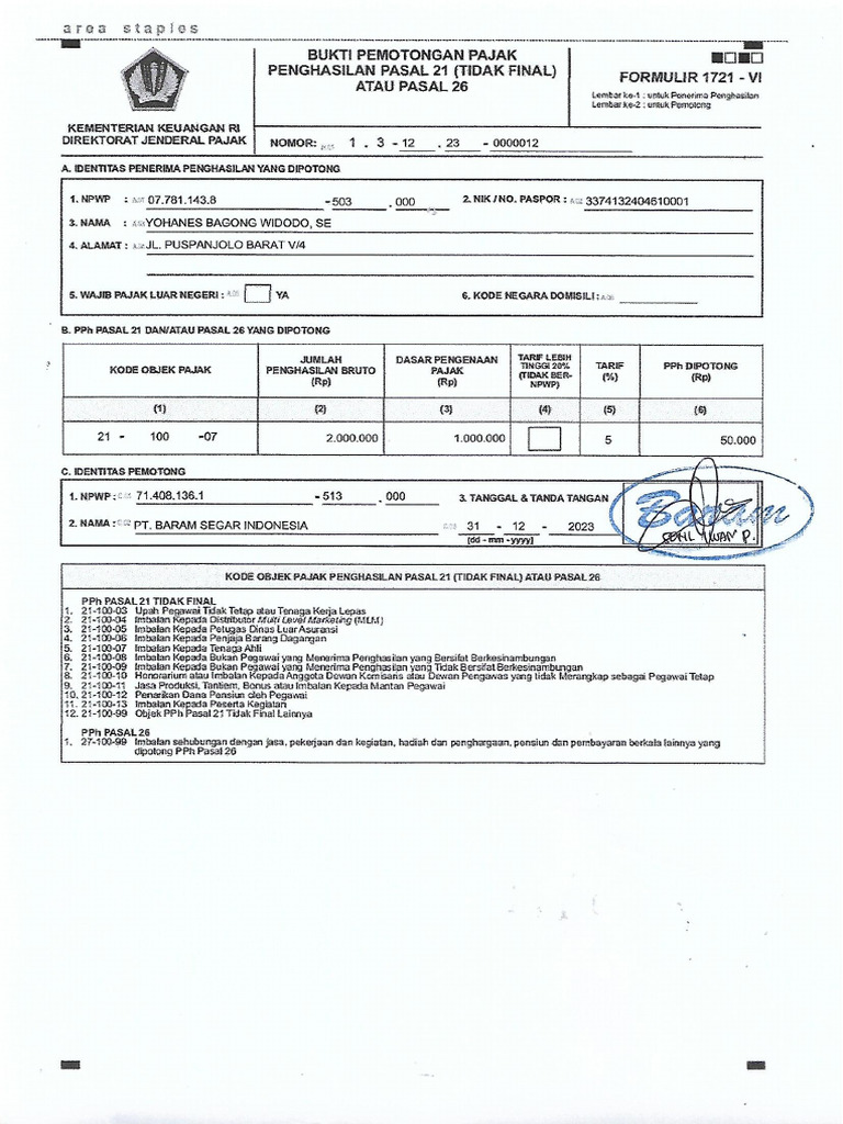 TTD Pak Soni Des 23 | PDF