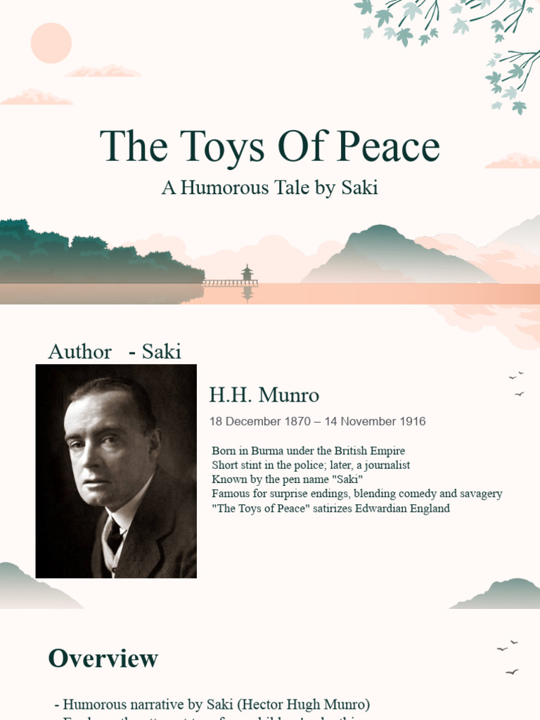The Toys of Peace by Saki | PDF | Saki | Satire