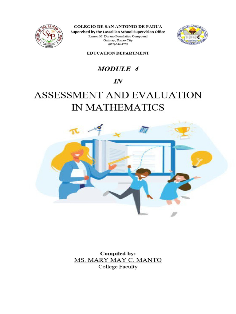 Module 4 ASSESSMENT AND EVALUATION | PDF | Educational Assessment | Rubric (Academic)