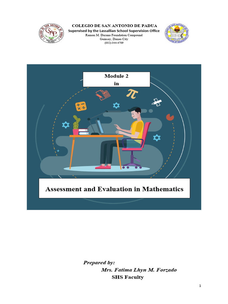 Module 2 - Assessment and Evaluation in Mathematics | PDF | Project Based Learning | Educational ...