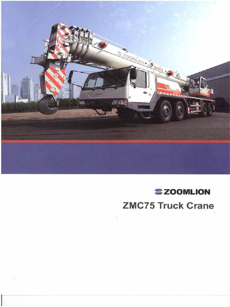 Gráfico de Cargas Zoomlion ZMC 75 | PDF