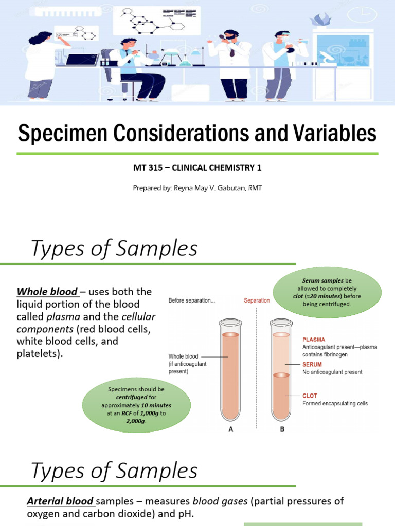 Specimen Considerations CC | PDF | Blood Plasma | Blood Specimen Considerations CC | PDF | Blood Plasma | Blood
