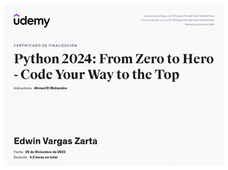 Python 2024 From Zero | PDF