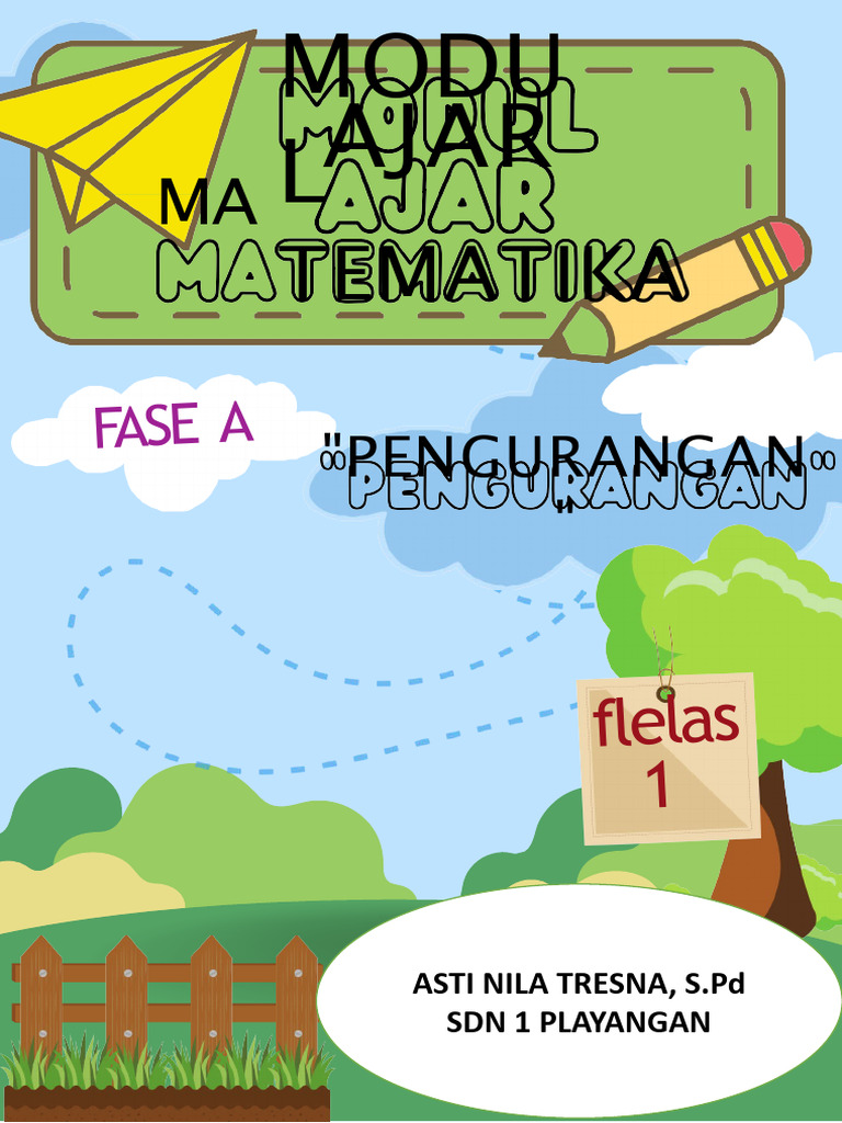 Modul Ajar Pengurangan Kelas 1 SD | PDF