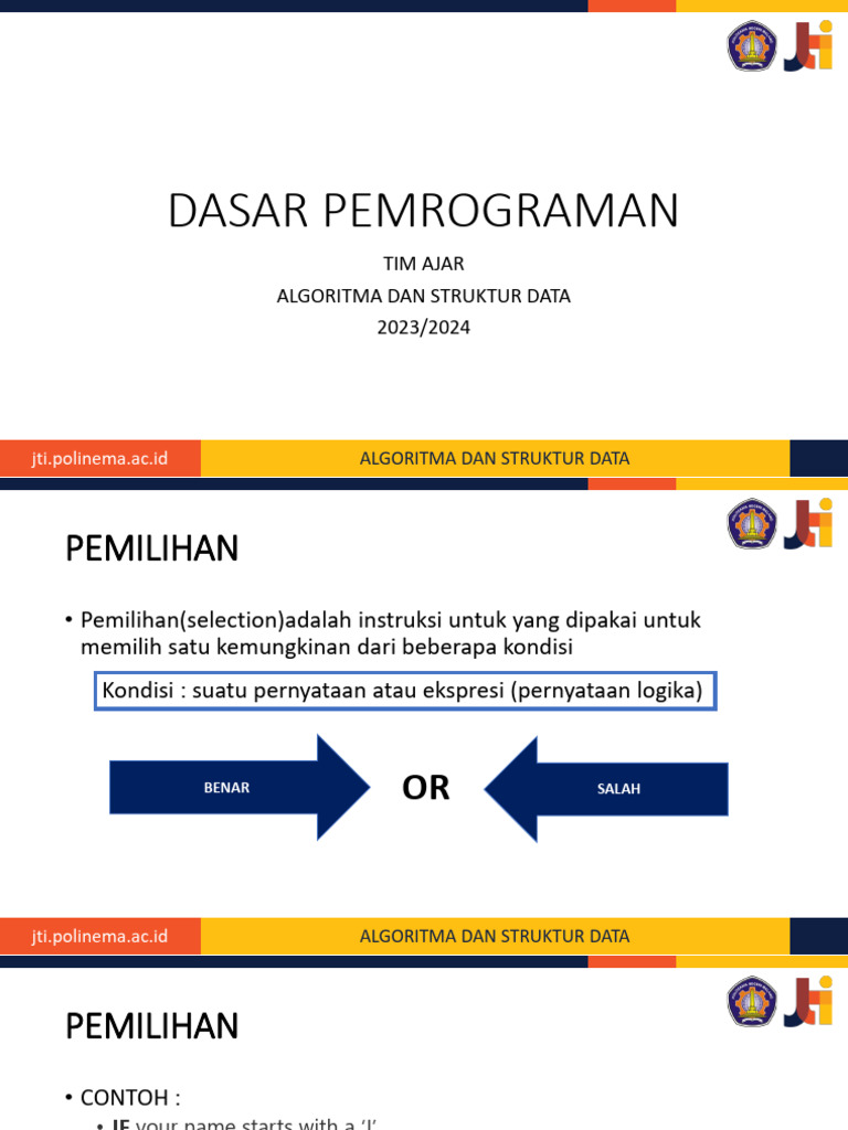 Review Dasar Pemrograman | PDF