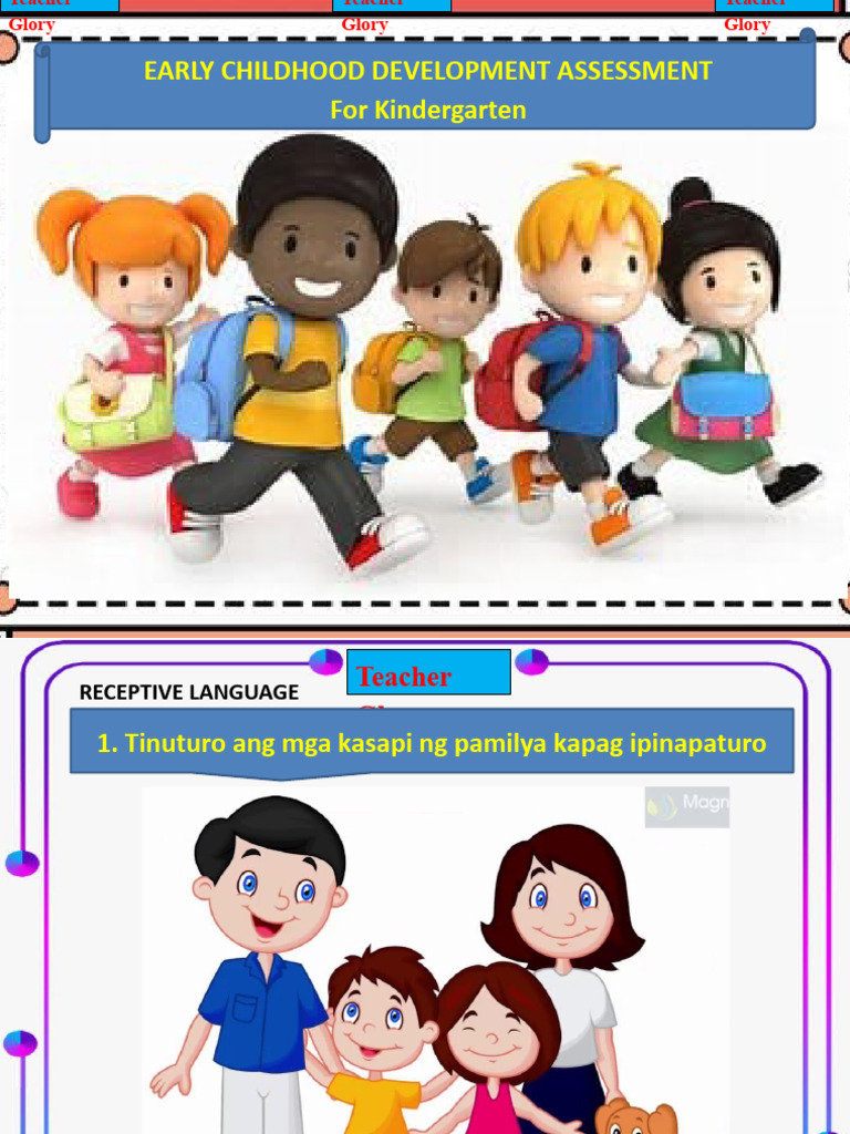 ECCD Assessment Materials by Teacher Glory | PDF