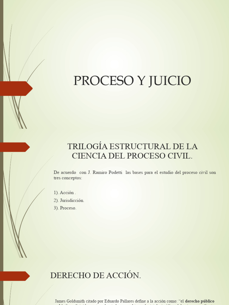 Proceso y Juicio | PDF | Jurisdicción | Justicia