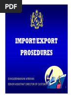 Customs Transit and Transshipment Guide | PDF | Customs | Bill Of Lading