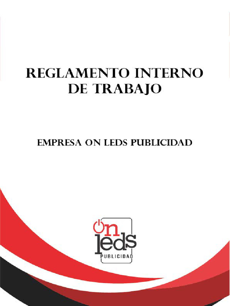Reglamento Interno de Trabajo-RIT | PDF | Salario | Derecho laboral