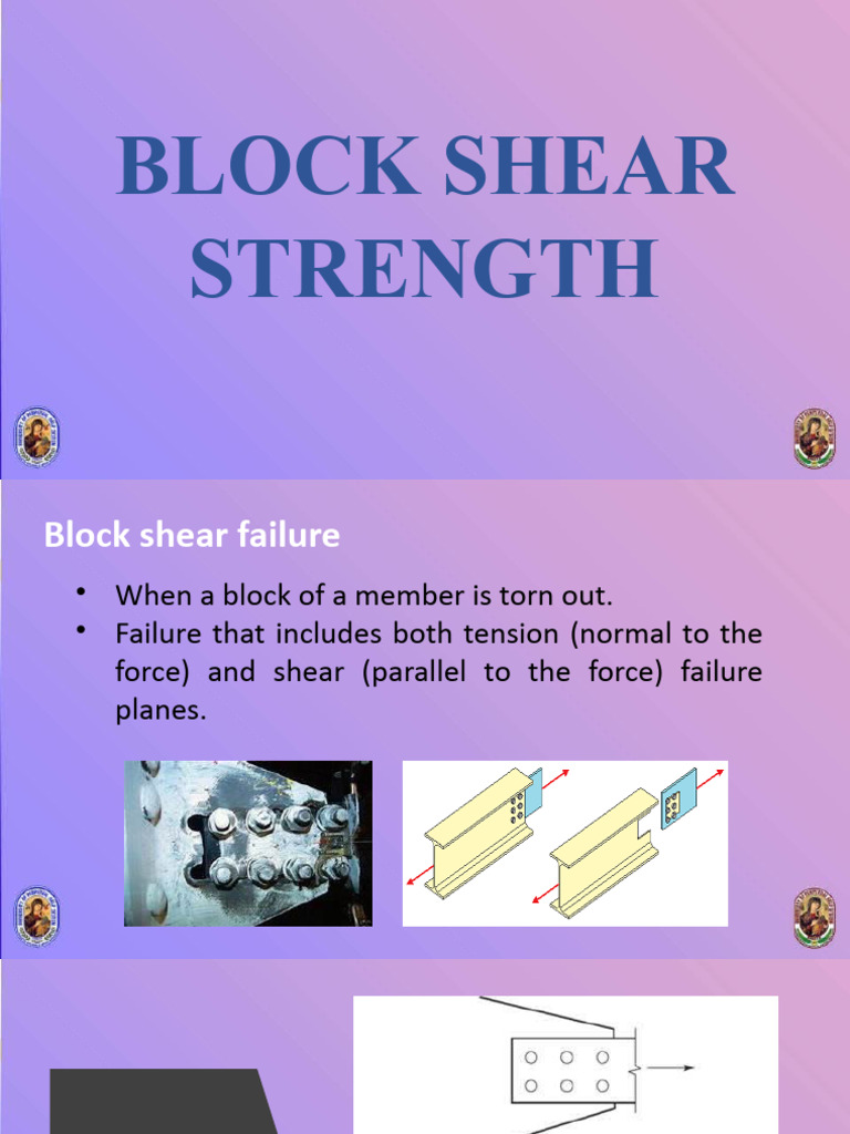 Block Shear Strength | PDF | Applied And Interdisciplinary Physics ...