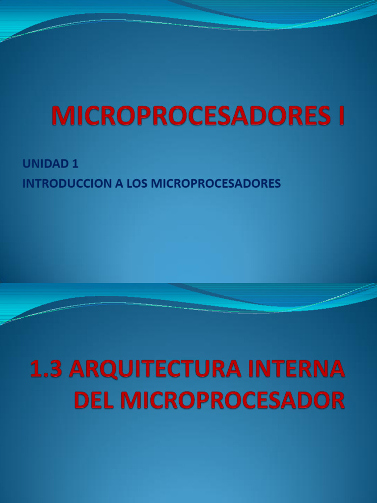 Introducción a Microprocesadores y Modos | PDF | Microprocesador | Poco