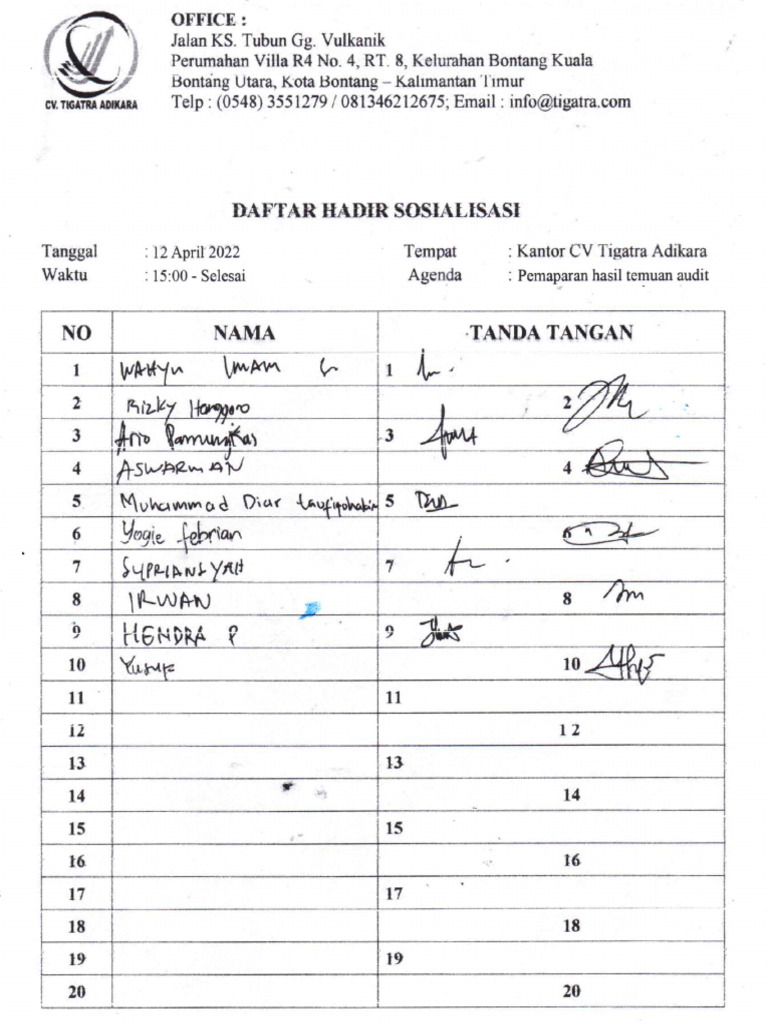 DH Pemaparan Hasil Temuan Audit | PDF