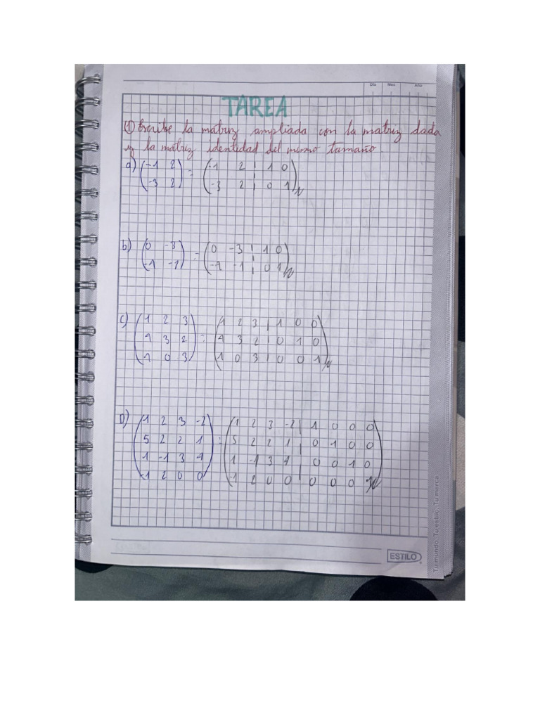 Tarea de Matematica 2023 | PDF