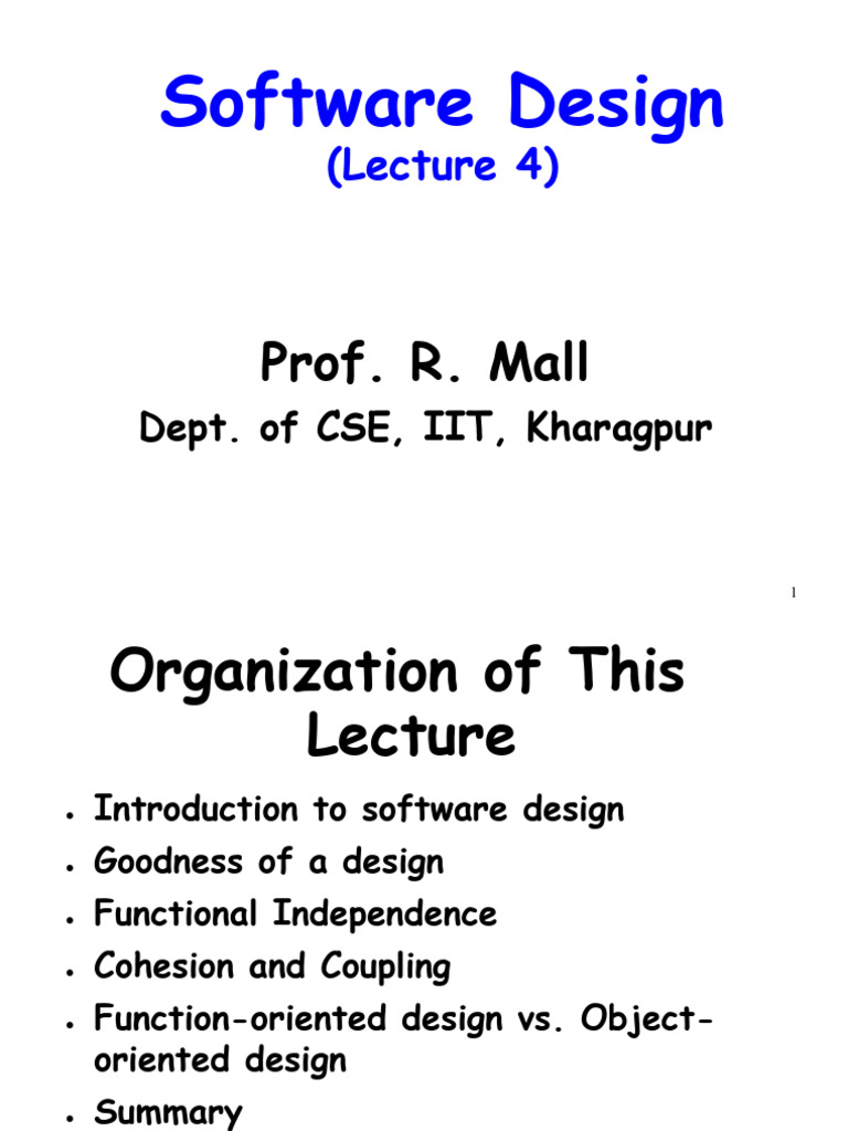 Software Design (Lecture 4) | PDF | Object (Computer Science) | Object ... Software Design (Lecture 4) | PDF | Object (Computer Science) | Object ...