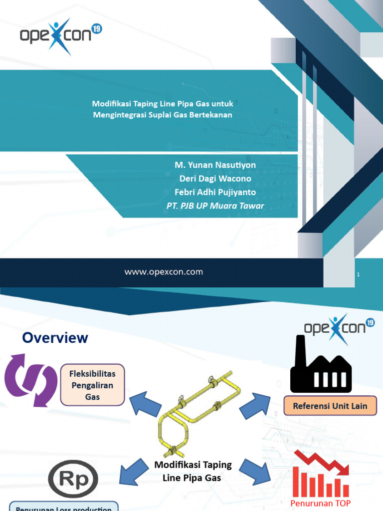Opexcon Integrasi Pipa New | PDF