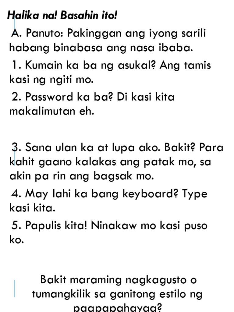 Komunikasyon Q2 W3 | PDF