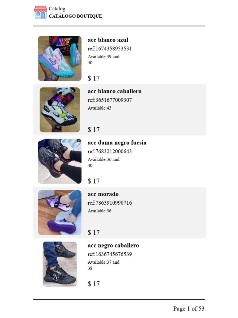 Catalog | PDF | Shoe | Nike