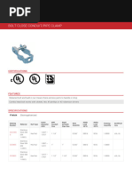 EMT Conduit and Fittings Data Sheet | PDF | Electricity | Electrical ...