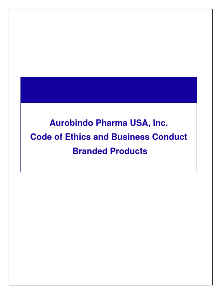 Code of Ethics and Business Conduct FINAL | PDF | Health Insurance ...
