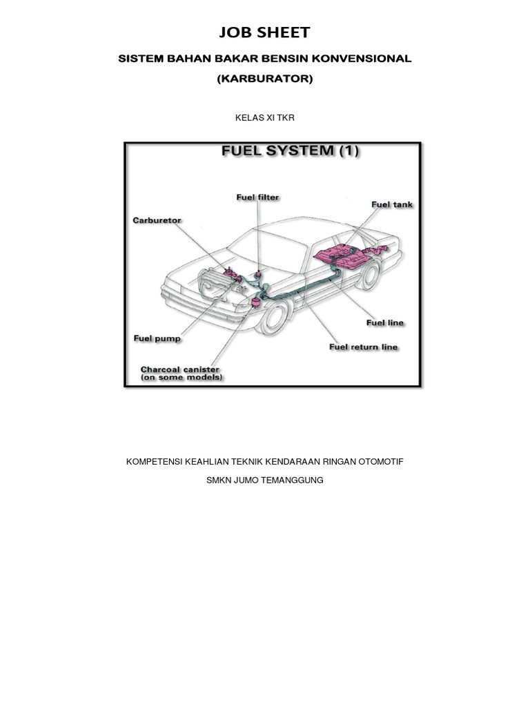 Job Sheet Karburator | PDF