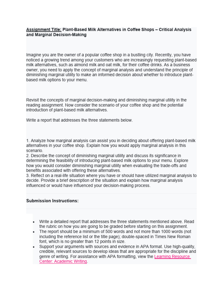 Assignment Activity Unit - 1 | PDF