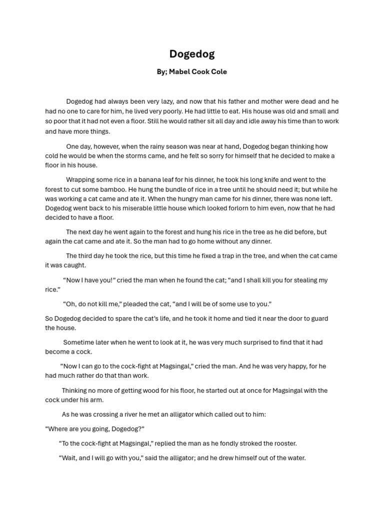 Dogedog by Mabel Cook Cole | PDF