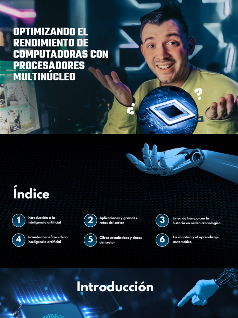 Optimización de Rendimiento con Multinúcleo | PDF | Microprocesador ...