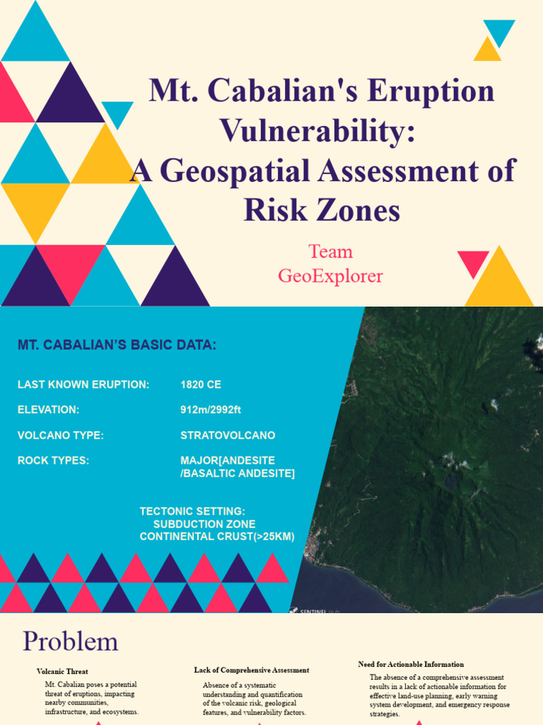 Mt. Cabalian Eruption Risk Assessment | PDF | Geographic Information ...