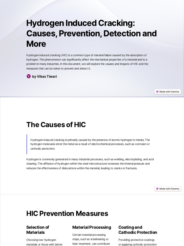HIC_survey_document__1690990926 | PDF | Corrosion | Fracture