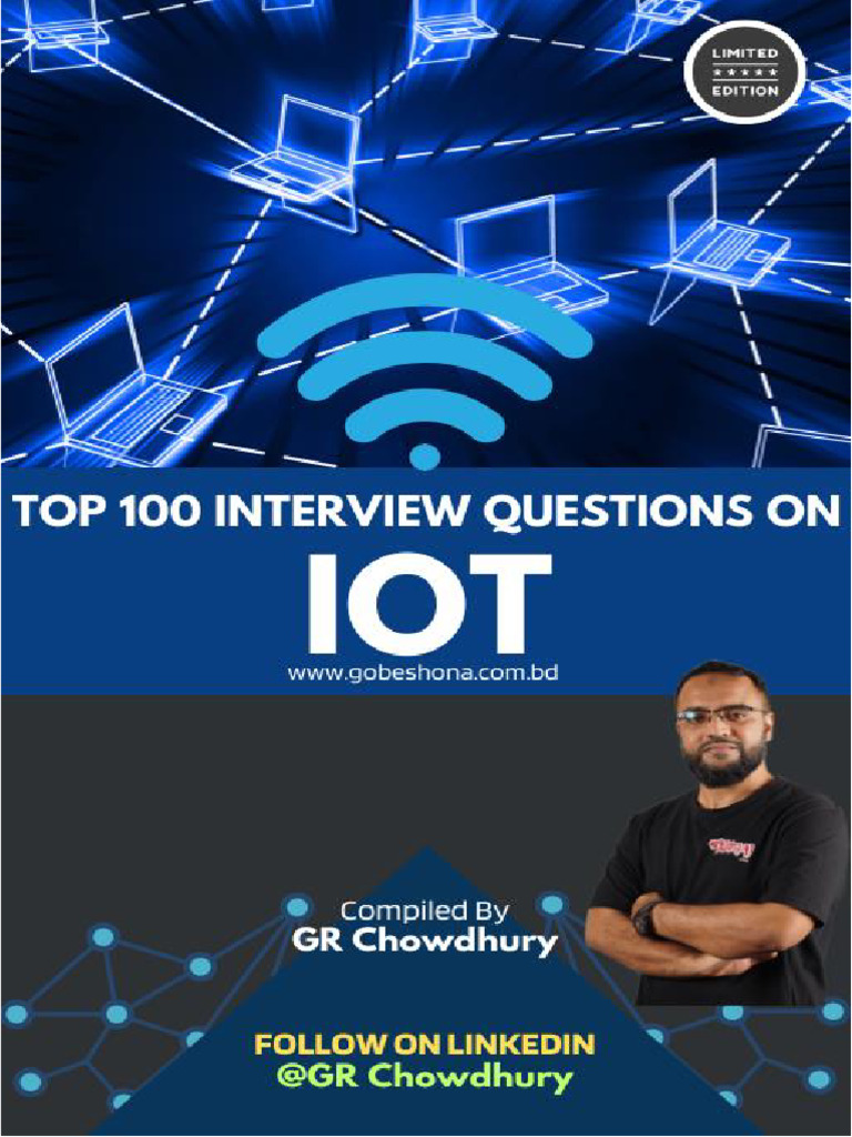 Ebook - Top 100 Interview Questions & Answers On IOT | PDF | Internet Of Things | Computer Network