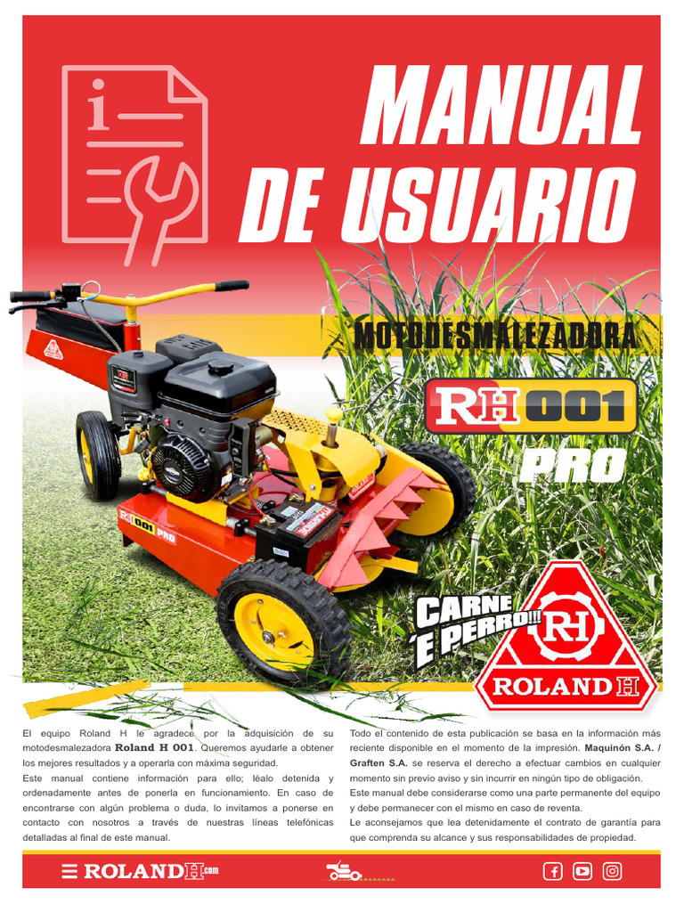 Roland - Man - rh001 - Pro | Descargar gratis PDF | Gasolina | Máquinas