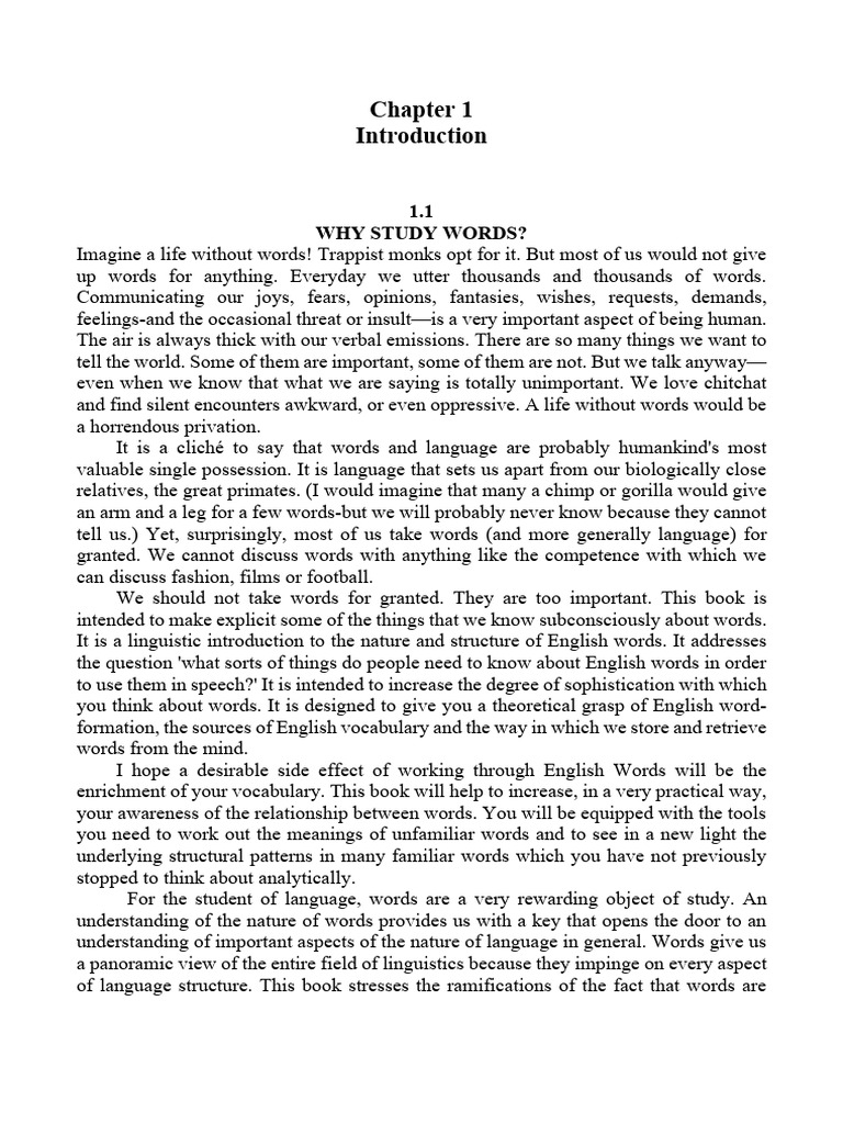Why Study Words | PDF | English Language | Word