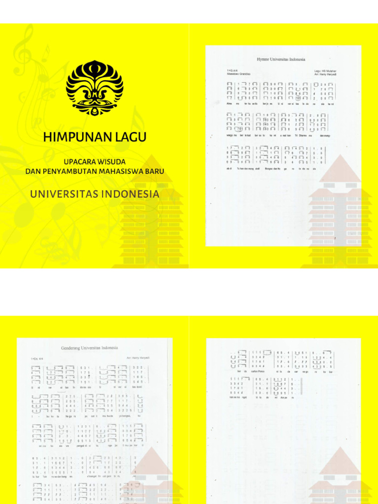Buku Lagu Ui Hemat Kertas | PDF