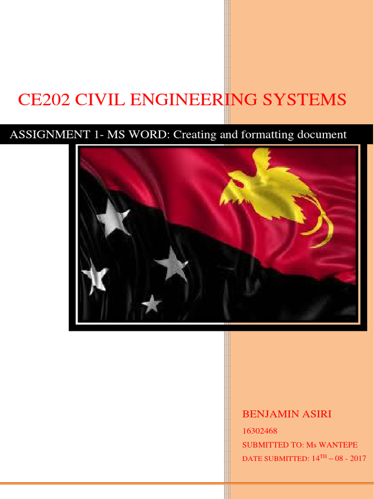 Civil Engineering Systems A1 CE202 PDF | PDF