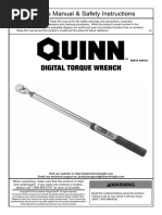 CDI Computorq II Torque Wrench Manual | PDF | Computer Memory | Calibration