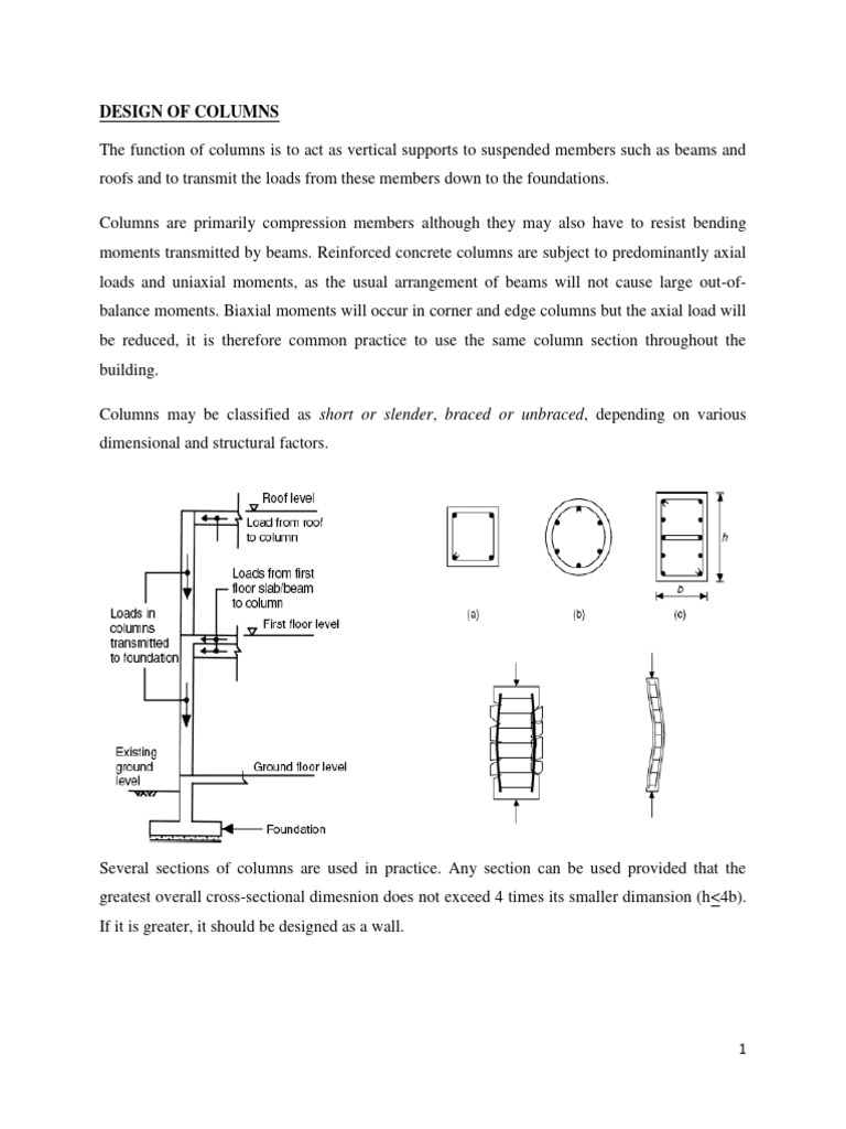 Column Design for Engineers | PDF