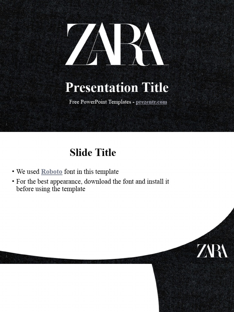 Zara PowerPoint Template Download | PDF