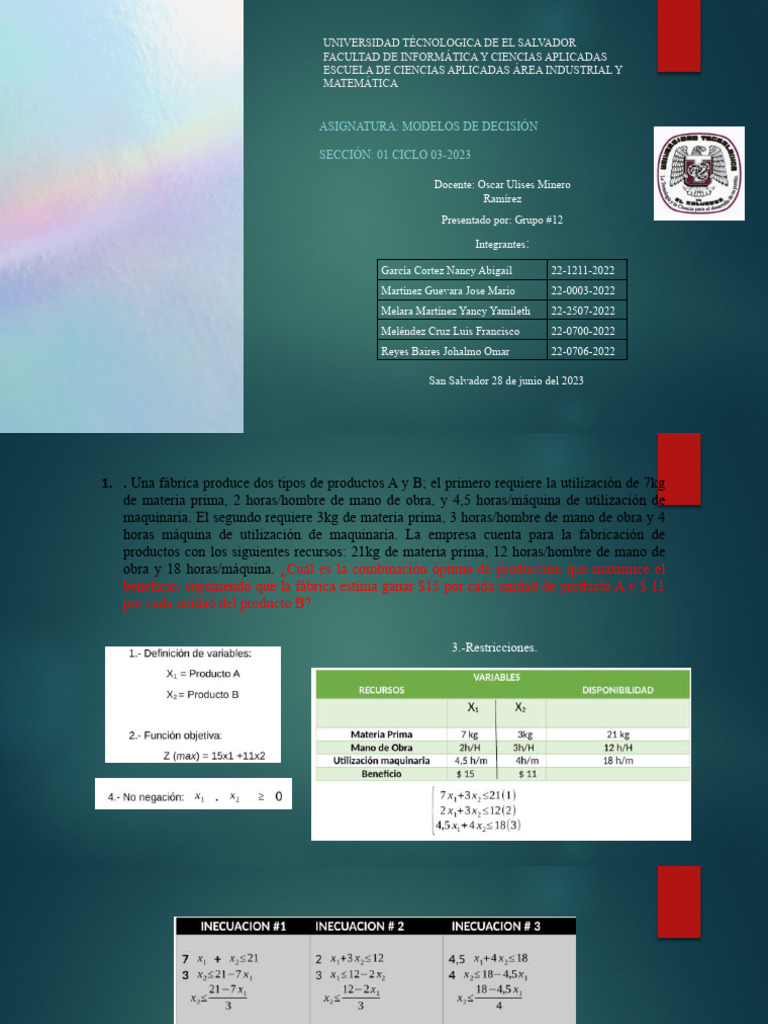 Guia Ejercicios | PDF