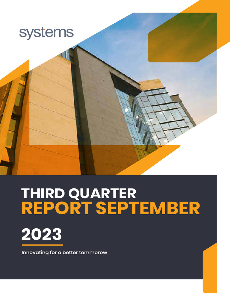 Systems Third Quarter Report | PDF | Taxes | Revenue