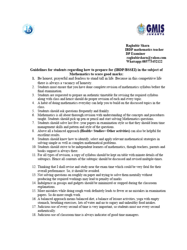Igcse 0607 (2024) | PDF | Mathematics | Curriculum