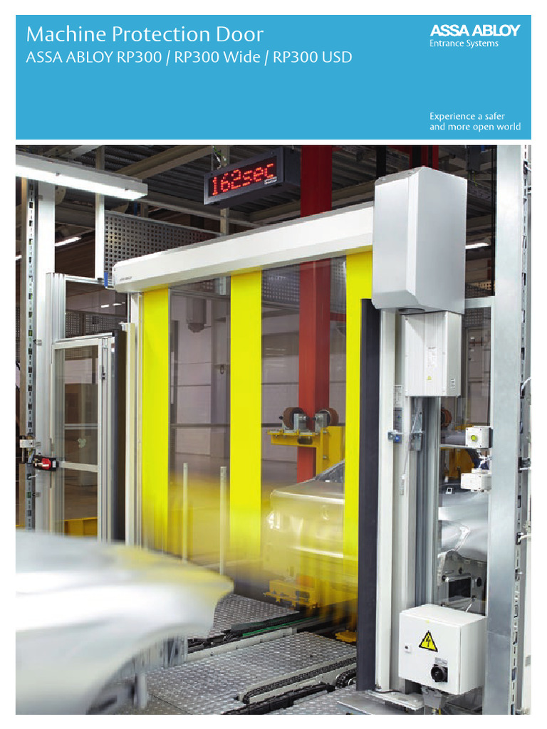Assa Abloy RP300 Machine Protection Door - en | PDF | Door | Safety