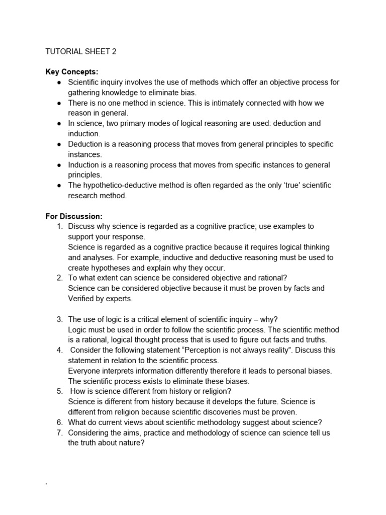 Understanding Scientific Inquiry Methods | PDF | Scientific Method | Science