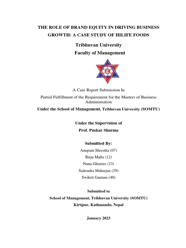 Group 6 - A CASE STUDY OF HILIFE FOODS | PDF | Brand | Advertising