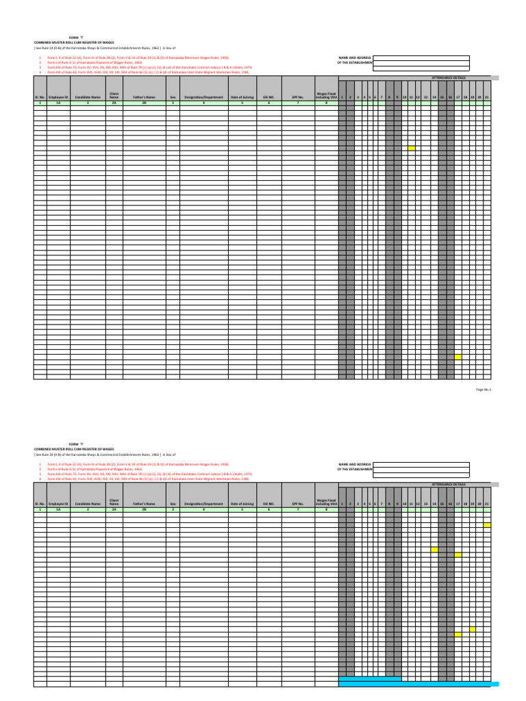 Form T Template | PDF | Employment | Wage