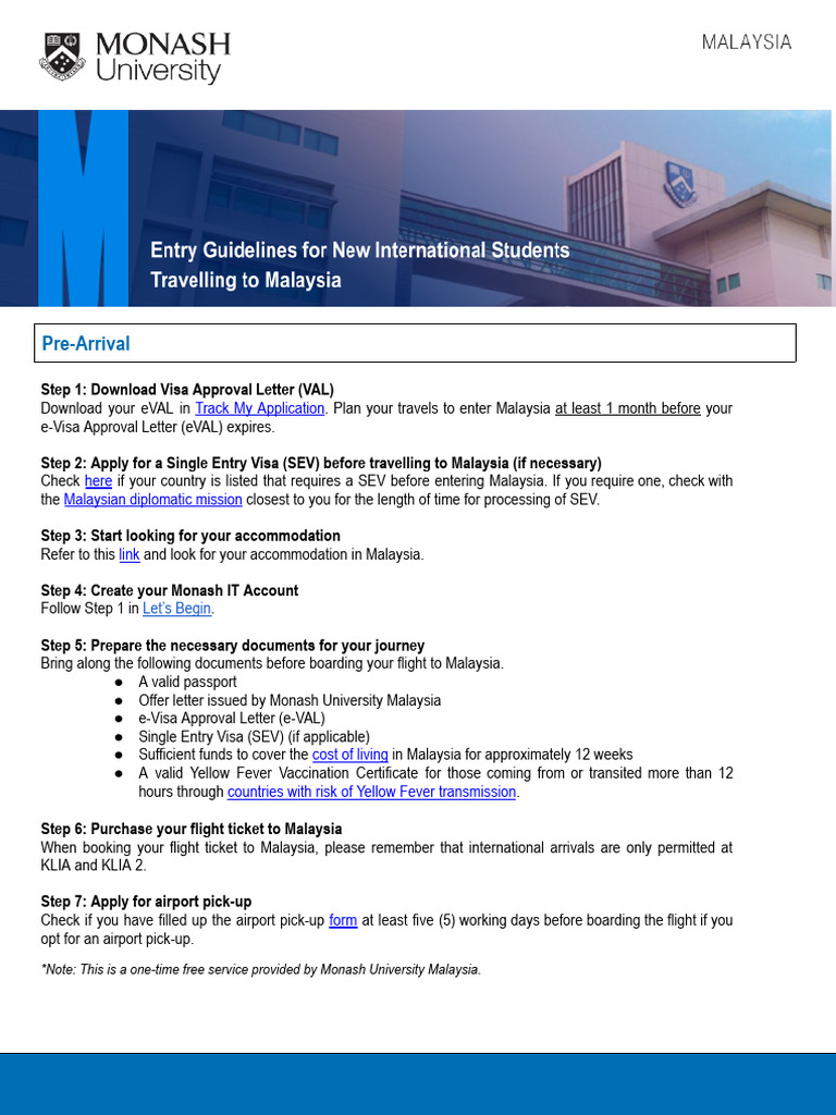 Entry Guidelines 2023 for New International Students. | PDF | Travel Visa