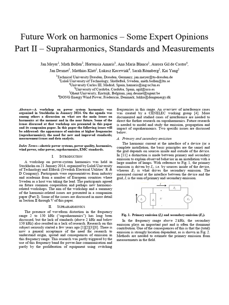 Harmonic-Issues - 140227 - Part II - v2 | PDF | Power Inverter ...