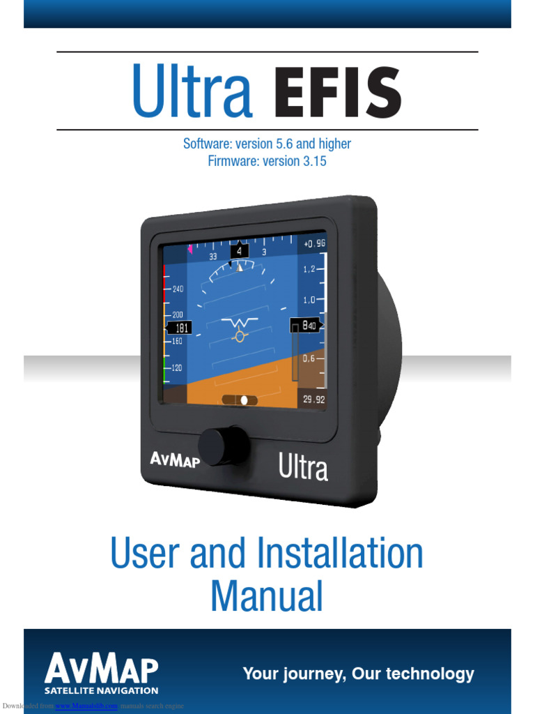 Ultra Efis | PDF | Compass | Equipment