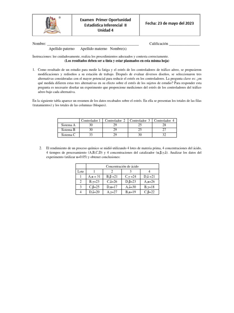 Ev U4 Op - Forms | PDF | Experimentar